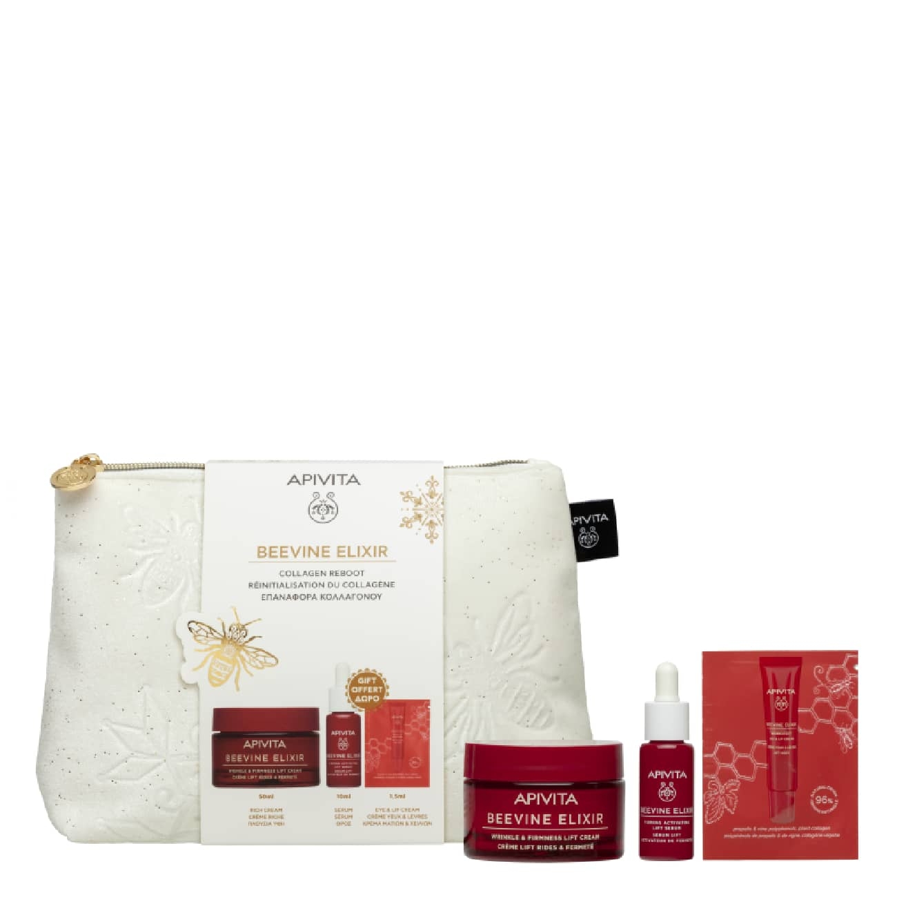 Apivita Beevine Elixir Coffret Collagen Reboot Creme Rico