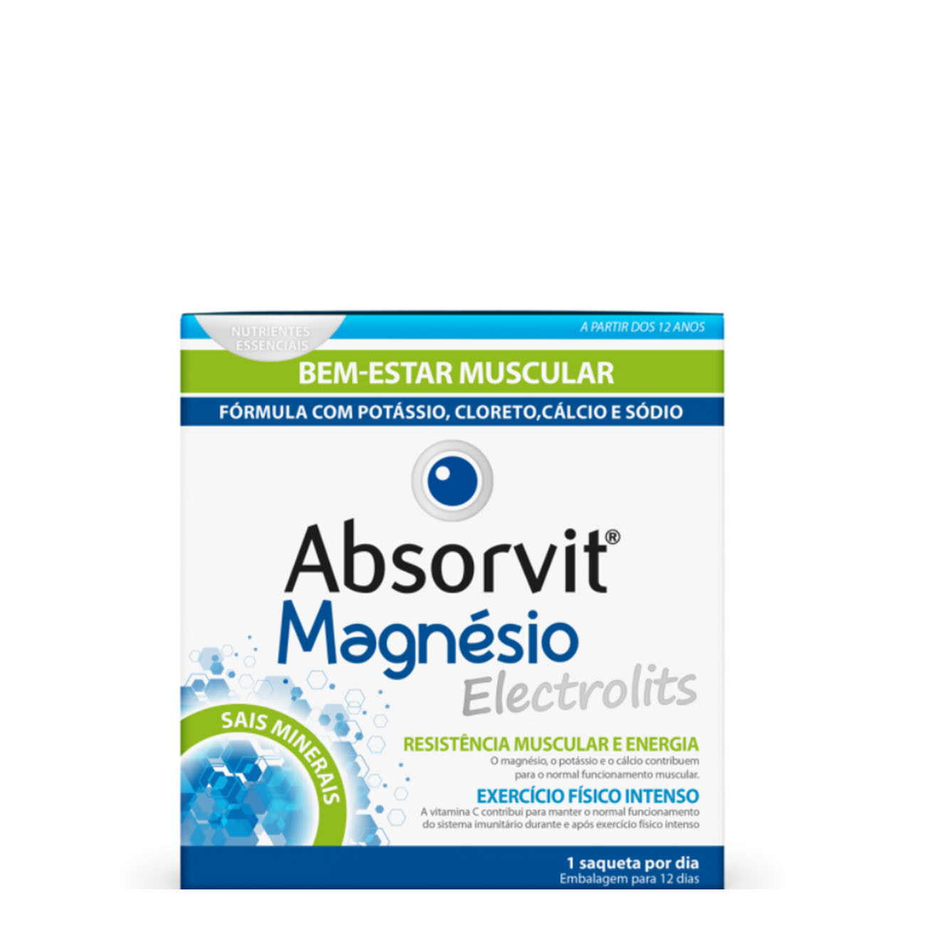 Absorvit Magnésio Electrolits 4g 12un.