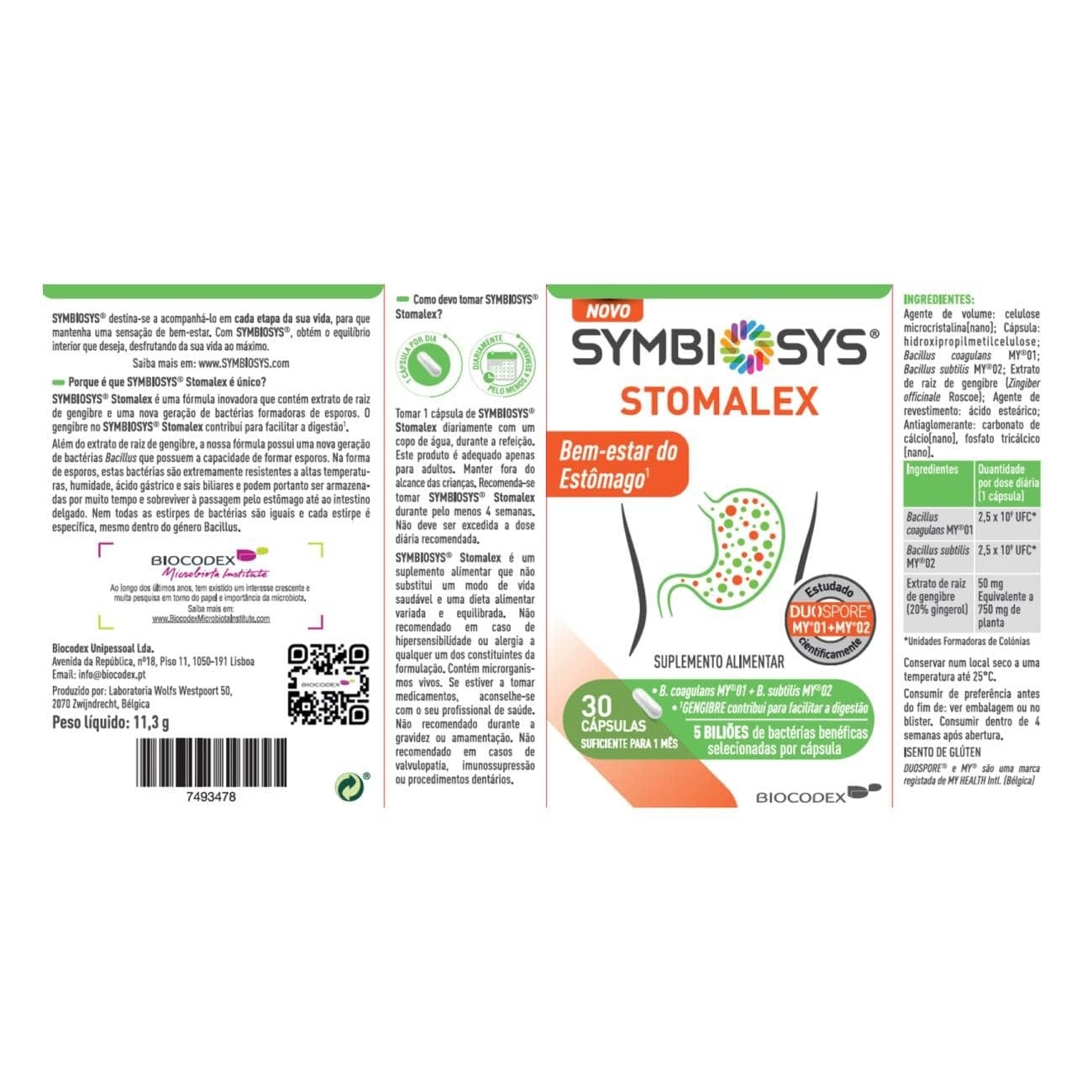 Symbiosys Stomalex Cápsulas 30un.