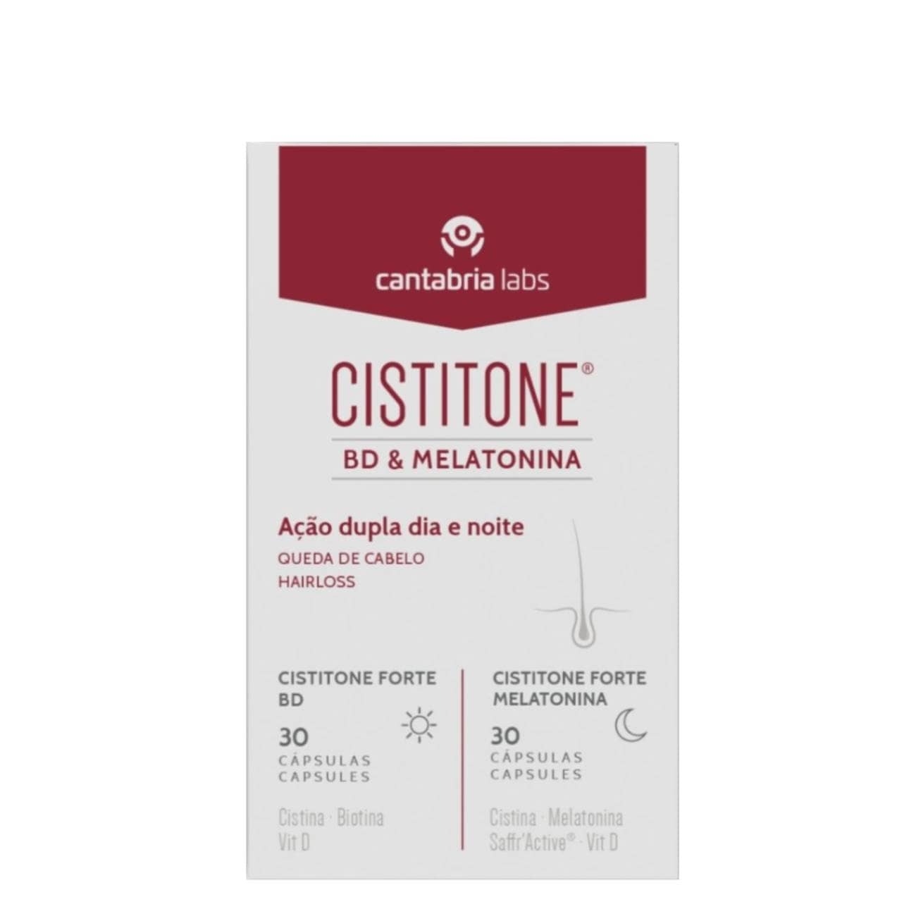 Cistitone Forte BD & Melatonina Antiqueda Cápsulas 60un.