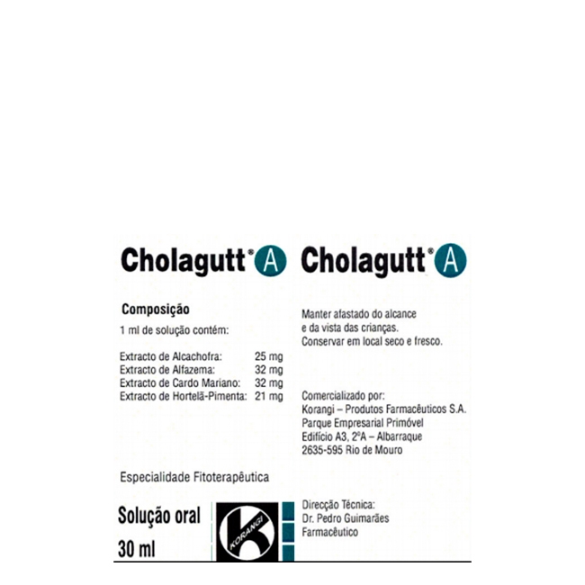 Cholagutt A Solução Oral 30ml