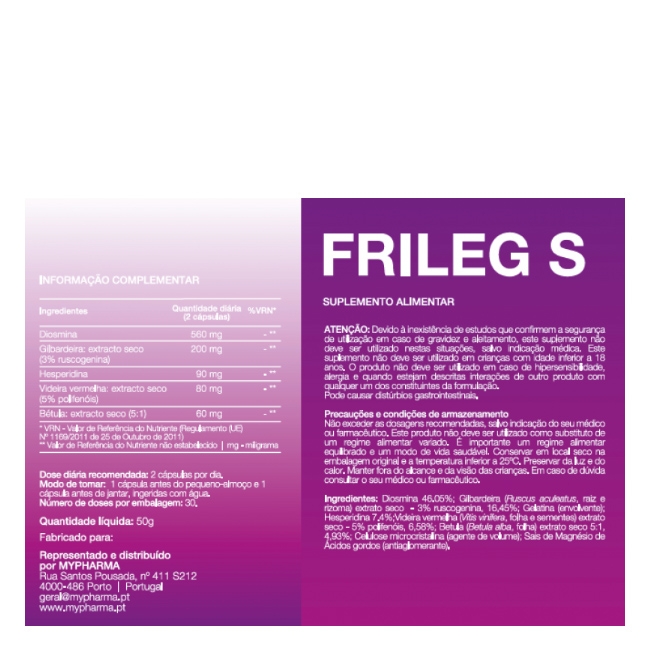 Frileg S Cápsulas 60un.