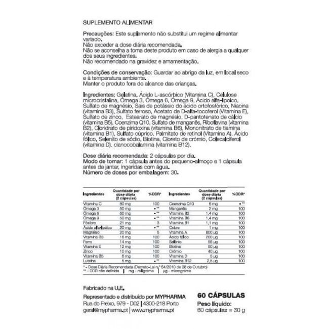 Mixvit Multivitamínico Cápsulas 60un.
