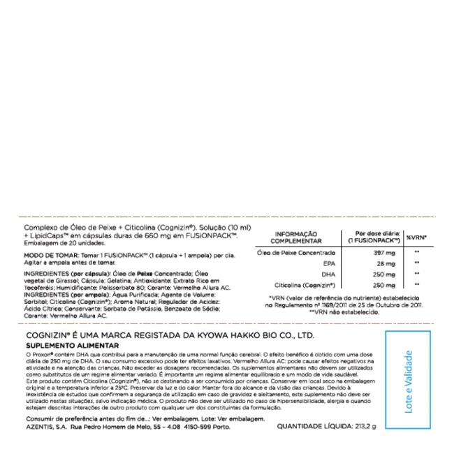Proxon Ampolas + Cápsulas 20+20un.