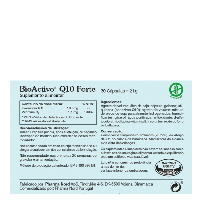 Bioactivo Q10 Forte 30unid.