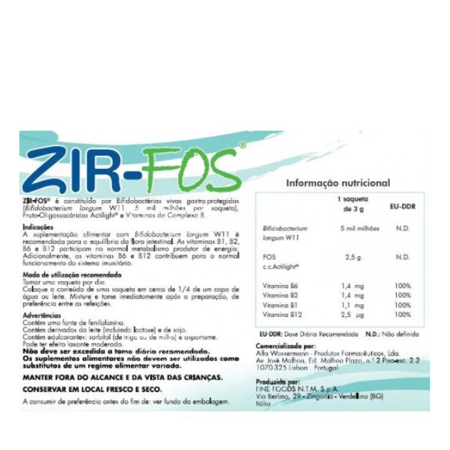Zir-Fos Pó Saquetas 3gx30un.